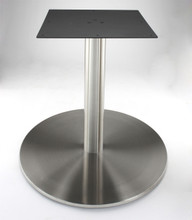 Shop RFL750D Olivia Stainless 30 inch disc Stainless Table Bases