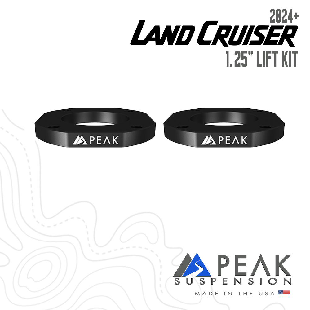 Peak | 1.25" Front Leveling Kit | 24+ Land Cruiser
