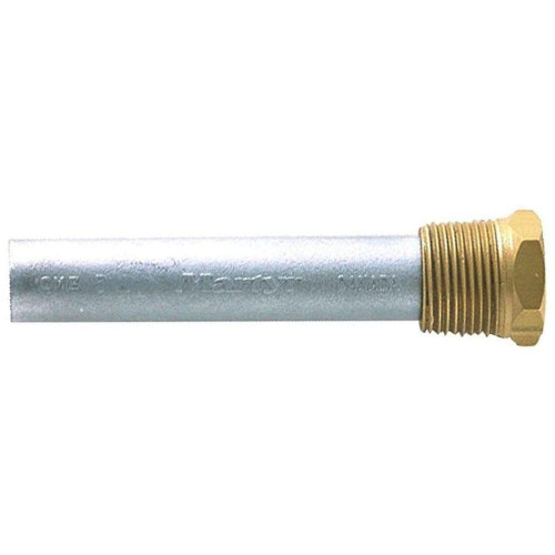 Martyr Zinc Long Pencil Anode With Plug 49mm with 1/8" NPT - Anode Outlet
