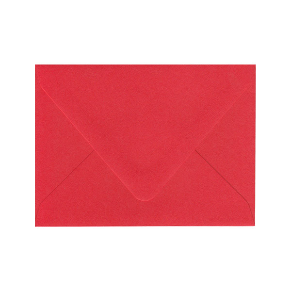 A+ Euro Flap Bright Red Envelope - Cards & Pockets