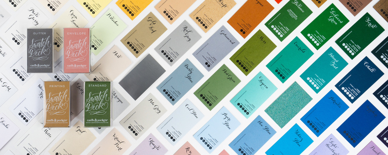 Info - Samples - Paper Swatches and Decks - Swatch Decks - Cards & Pockets