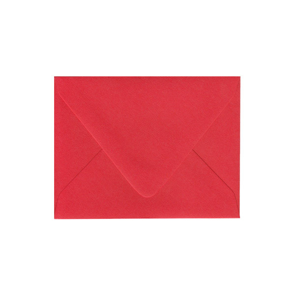 A+ Euro Flap Bright Red Envelope - Cards & Pockets