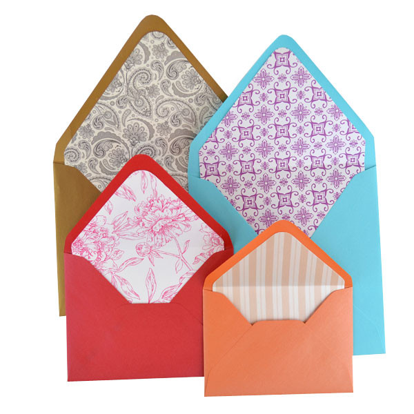 Lined Envelopes | Wedding Envelopes with Liners | Cards & Pockets