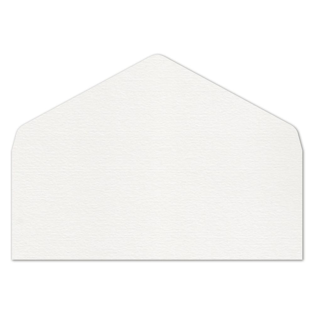 No.10 Euro Flap Ice White Envelope - Cards & Pockets
