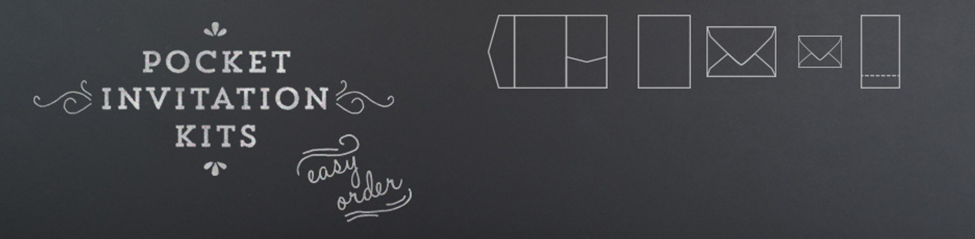 DIY Pocket Invitation Kits | Blank All-In-One Invitation Kits