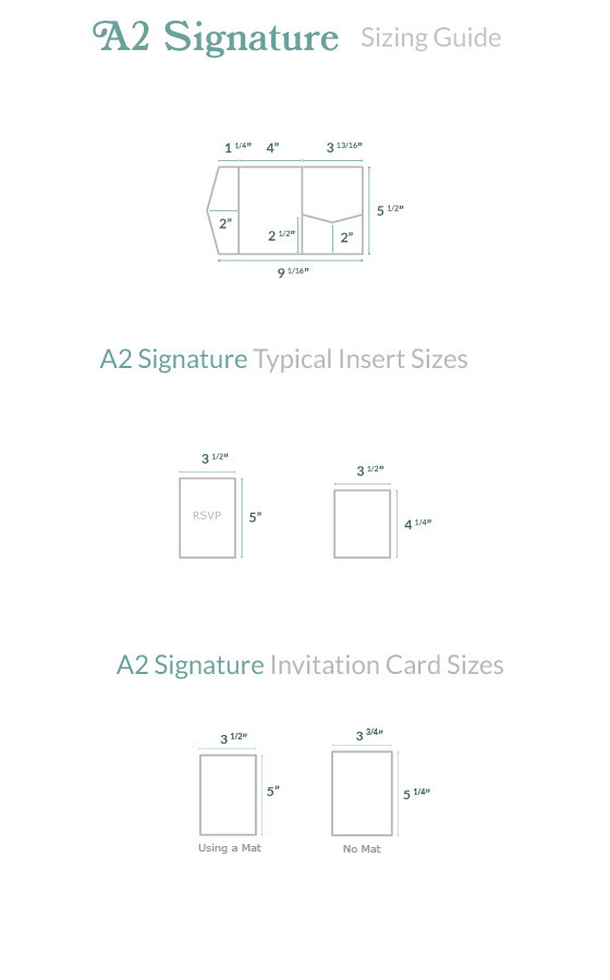 A2 Pocket Invitation Lockwood Green - Cards & Pockets