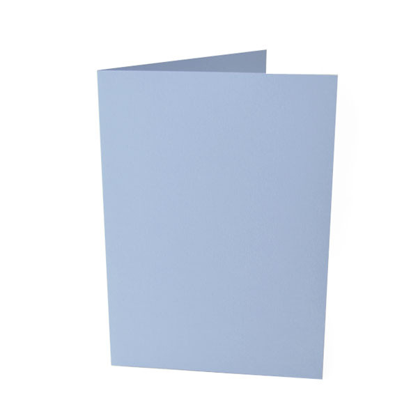 5 x 7 Folded Cards Azure Blue - Cards & Pockets