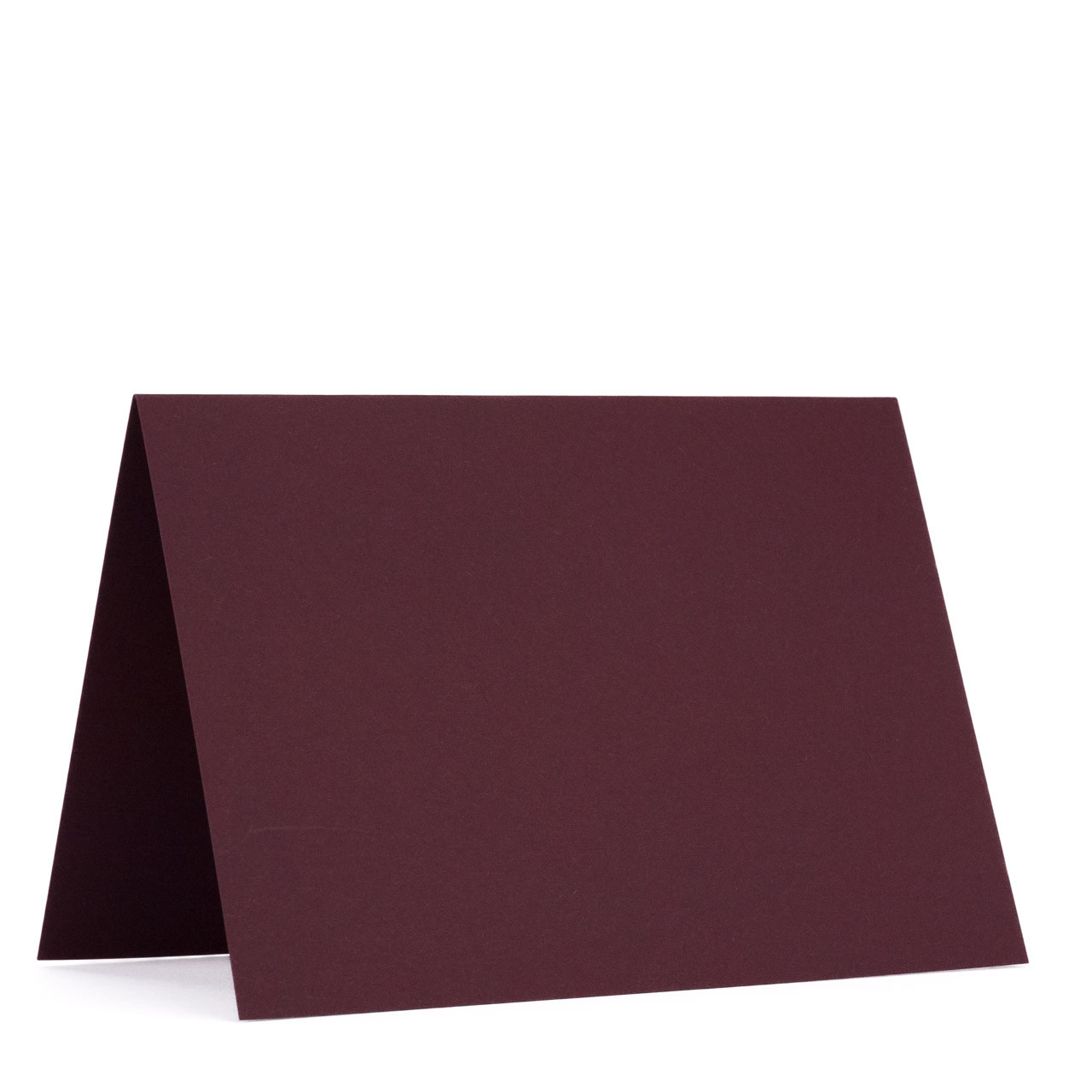 5 x 7 Folded Cards Claret - Cards & Pockets