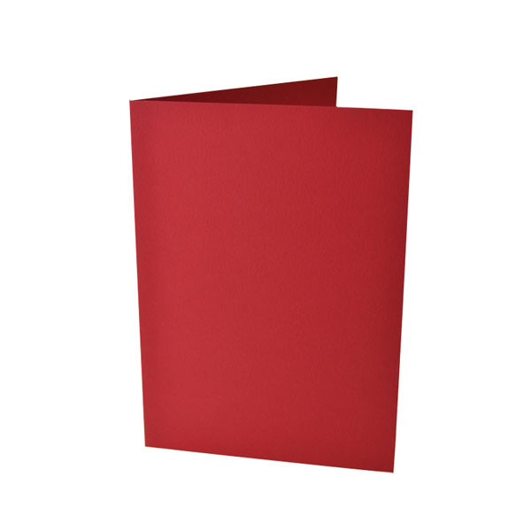 5 x 7 Folded Cards Red - Cards & Pockets
