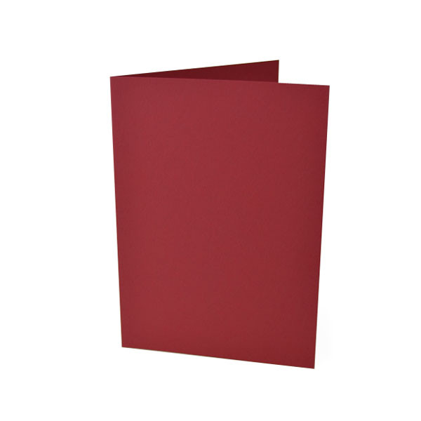 5 x 7 Folded Cards Scarlet - Cards & Pockets