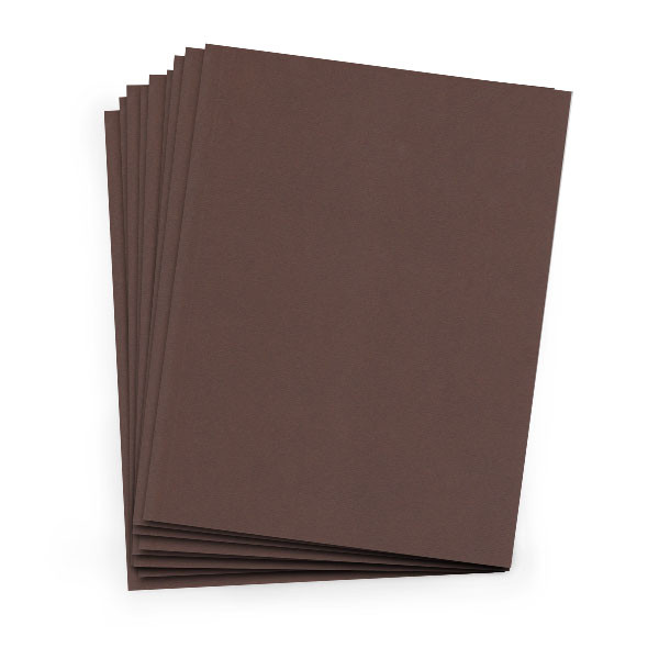 8.5 x 11 Text Weight Brown - Cards & Pockets