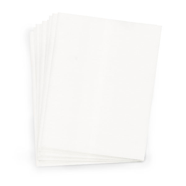 8.5 x 11 Text Weight White - Cards & Pockets