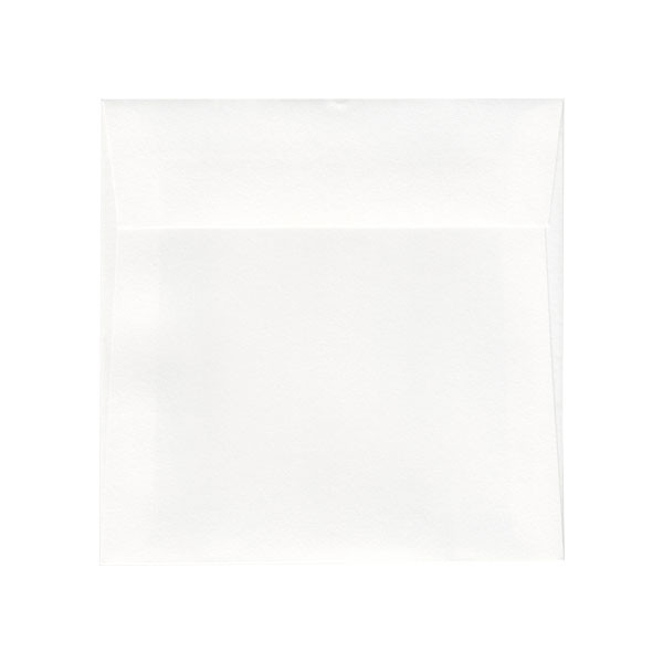 6.5 SQ Square Flap Snow White Envelope - Cards & Pockets