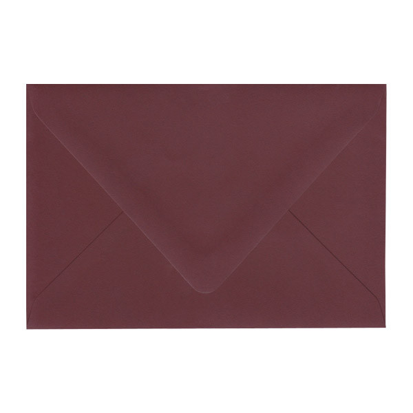 A8 Euro Flap Claret Envelope - Cards & Pockets