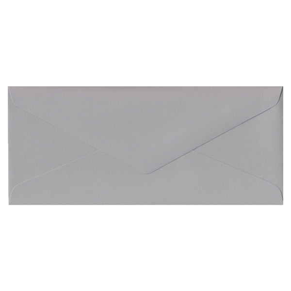 No.10 Euro Flap Real Grey Envelope - Cards & Pockets