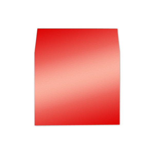 A7 Square Flap Envelope Liners Mirror Red - Cards & Pockets