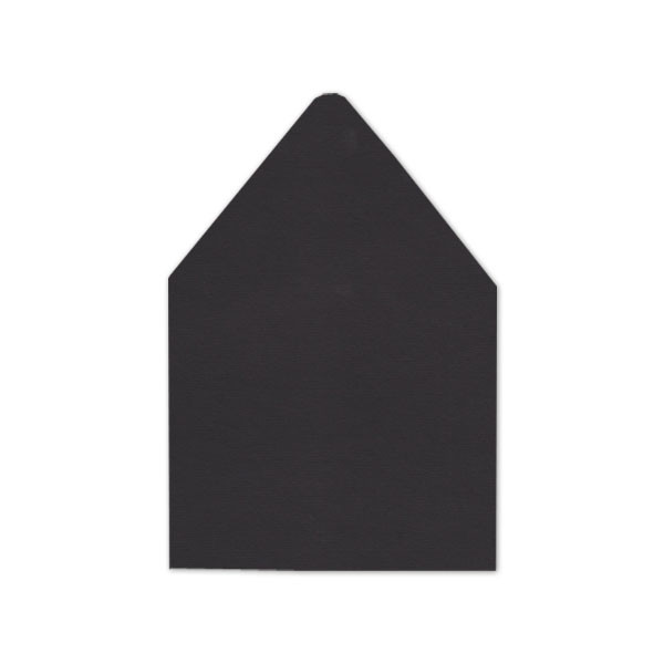 A2 Euro Flap Envelope Liners Ebony Black - Cards & Pockets