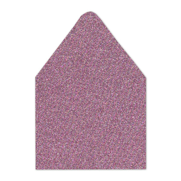 A6 Euro Flap Envelope Liners Glitter Pink Sapphire - Cards & Pockets