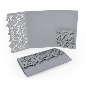 Leaves Laser Pocket Invitation - Cards & Pockets