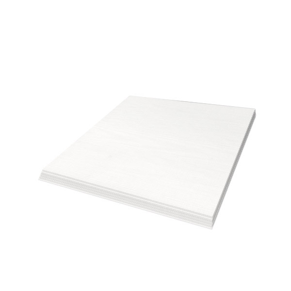 Half Sheet Cardstock White Linen - Cards & Pockets