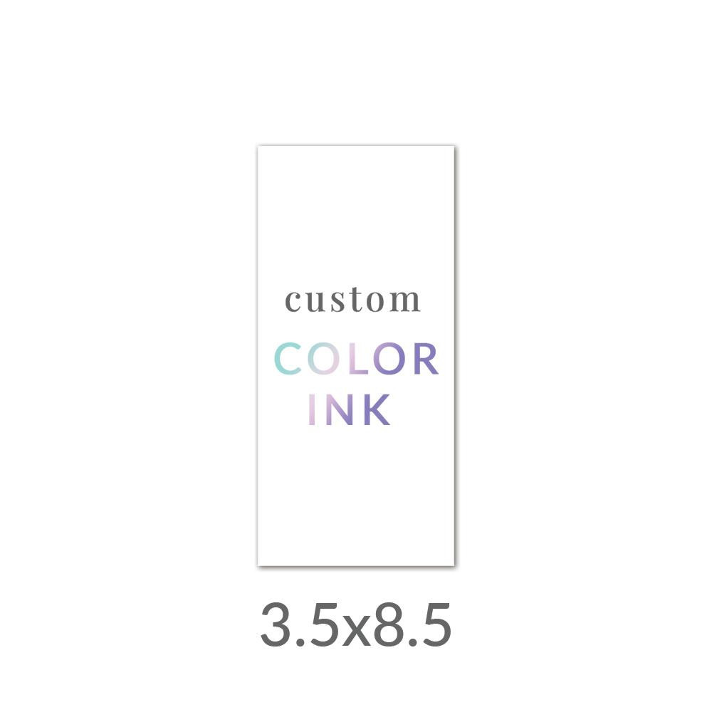 3.5x8.5 Printed Card - Color Ink Upload Your Own Design - Cards & Pockets
