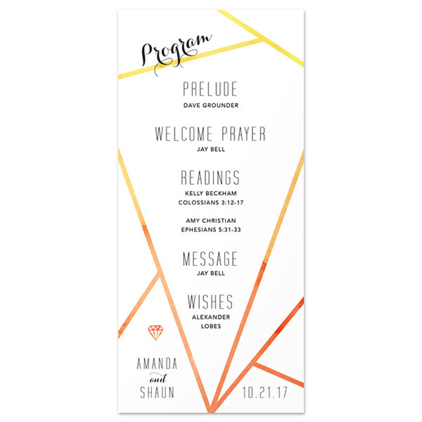 Modern Geometric - Program - Cards & Pockets