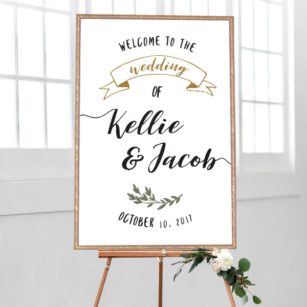 Wedding welcome banner 60 photos - Astyledwedding.com