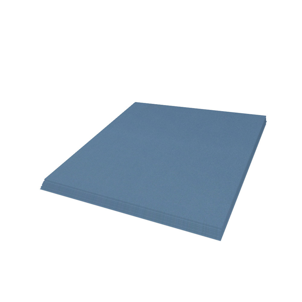 Half Sheet Cardstock Steel Blue - Cards & Pockets