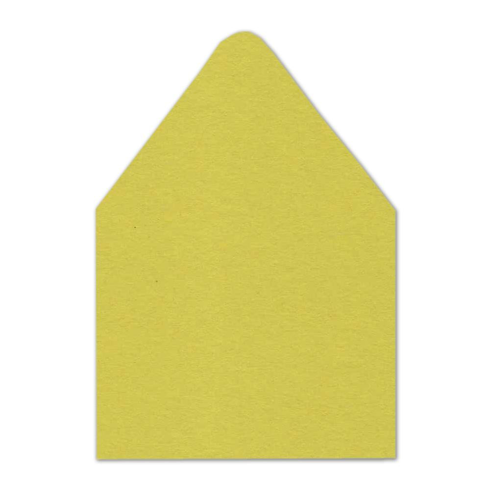 Full Flap Inner A7 Euro Flap Envelope Liners Chartreuse - Cards & Pockets