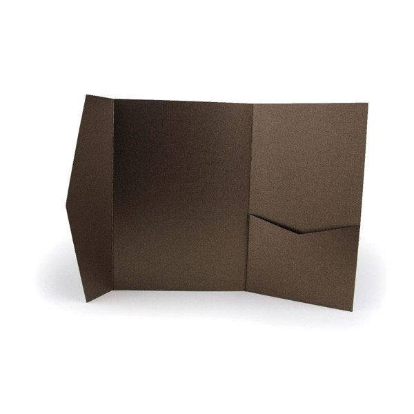 Signature A7 Pocket Invitation Bronze - Cards & Pockets