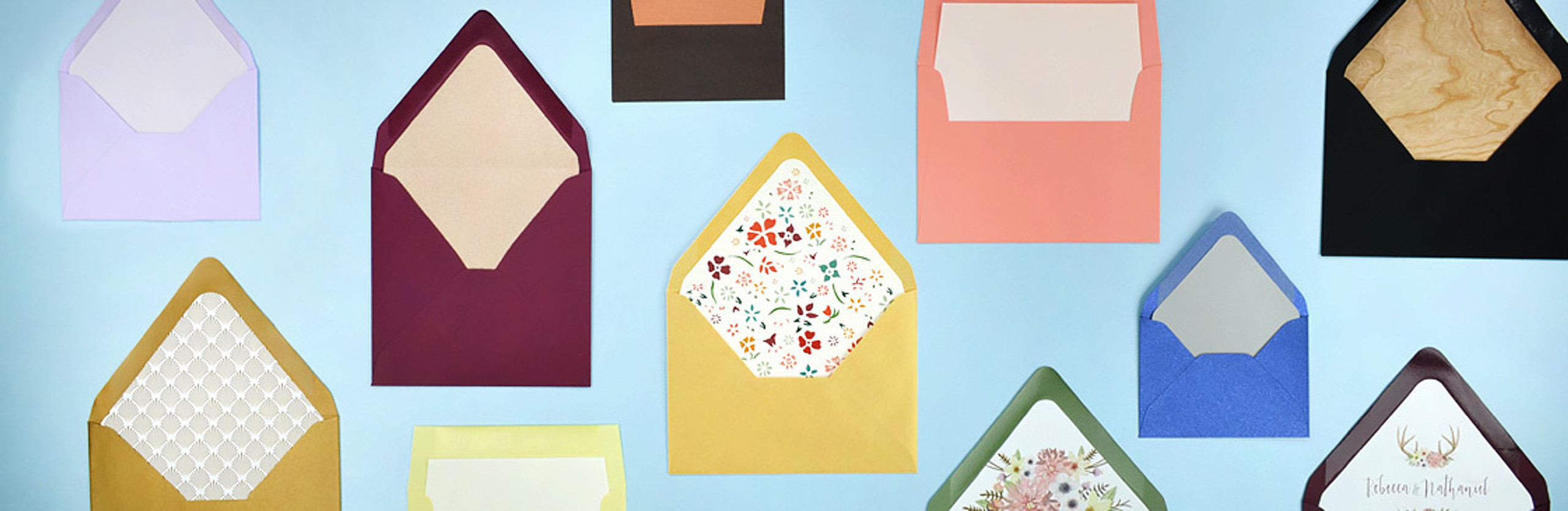 Envelope Liners | Wedding Envelope Liners & Inserts | Cards & Pockets