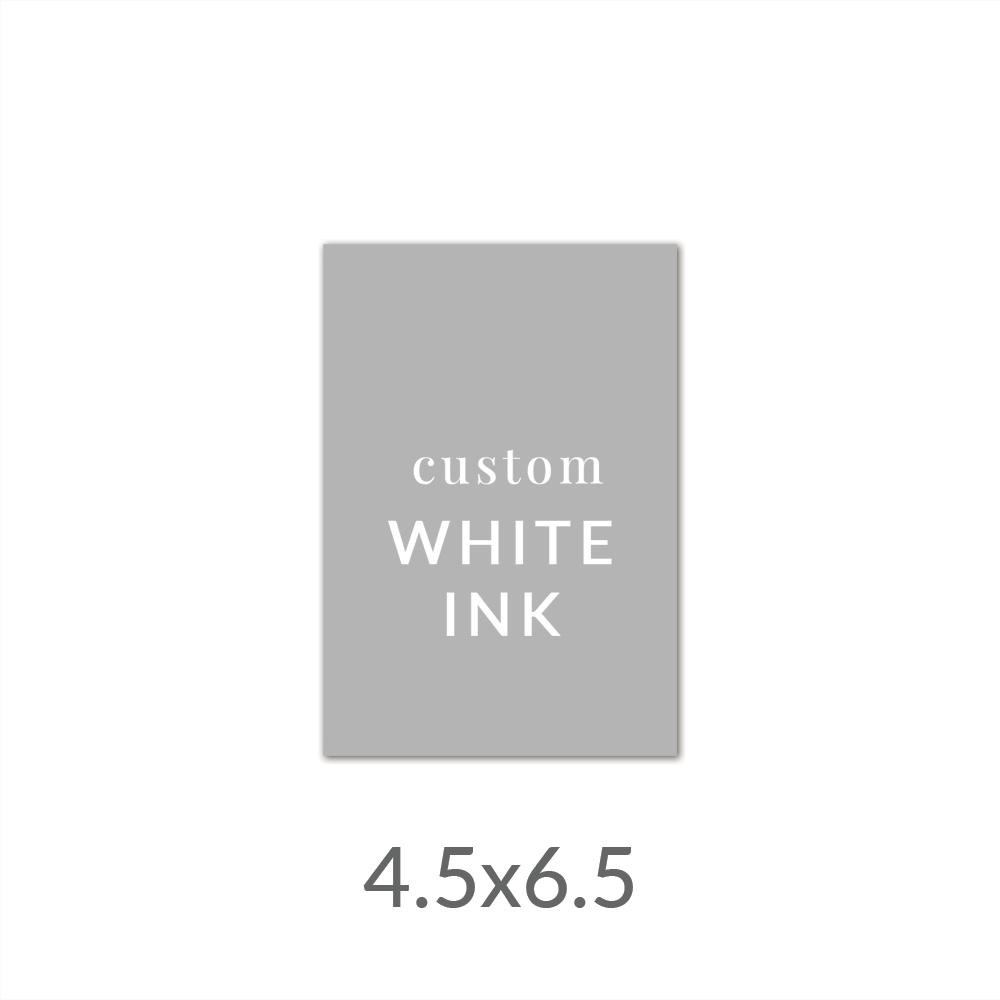 White Ink Printing | Digital Printing with White Ink | Cards & Pockets