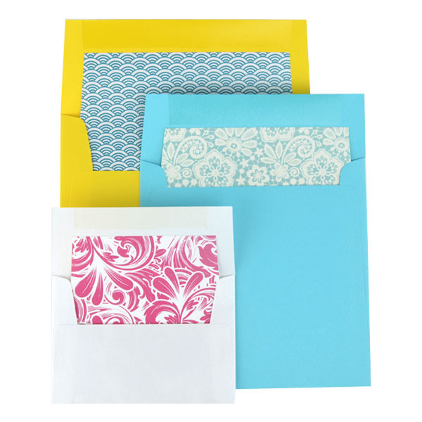 Lined Envelopes | Wedding Envelopes with Liners | Cards & Pockets