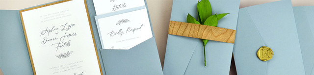 A7 Signatiure Pocket Invitations | A7 Wedding Pocket Envelopes | Cards ...