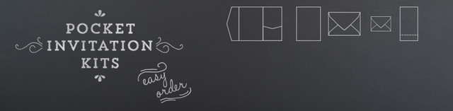 DIY Pocket Invitation Kits | Blank All-In-One Invitation Kits