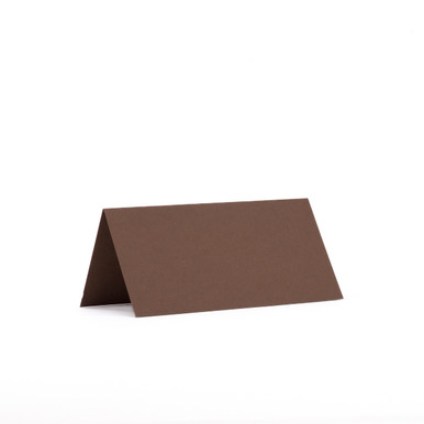 2 x 4 Folded Cards Nubuck Brown - Cards & Pockets