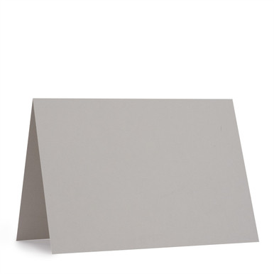 5 x 7 Folded Cards Pale Grey - Cards & Pockets