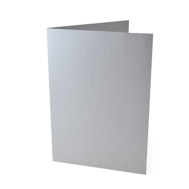 5 x 7 Folded Cards Silver - Cards & Pockets