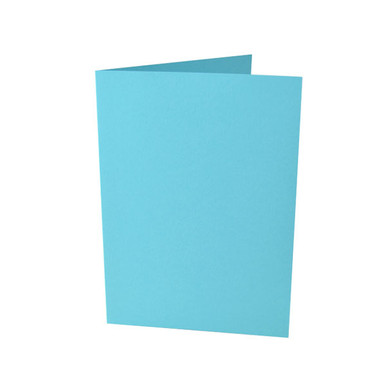5 x 7 Folded Cards Turquoise - Cards & Pockets