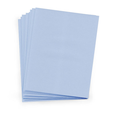8.5 x 11 Cardstock Azure Blue - Cards & Pockets