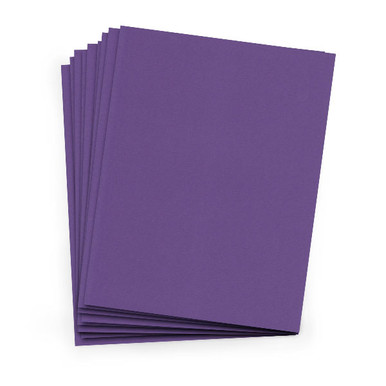 8.5 x 11 Cardstock Purple - Cards & Pockets