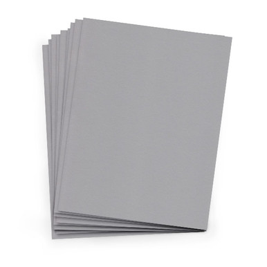 8.5 x 11 Cardstock Real Grey - Cards & Pockets