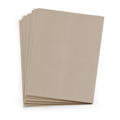 8.5 x 11 Cardstock Sand - Cards & Pockets