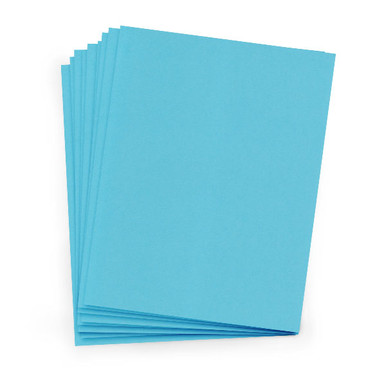 8.5 x 11 Cardstock Turquoise - Cards & Pockets
