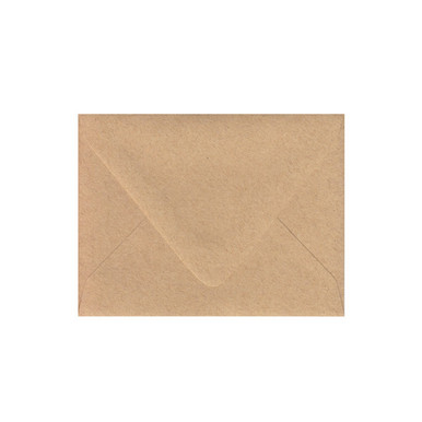 A2 Euro Flap Straw Kraft Envelope - Cards & Pockets
