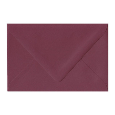 A8 Euro Flap Burgundy Envelope - Cards & Pockets