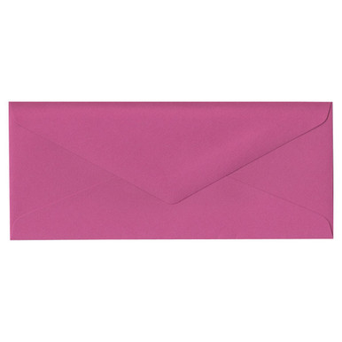 No.10 Euro Flap Fuchsia Pink Envelope - Cards & Pockets