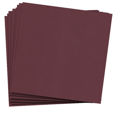 12 x 12 Cover Weight Claret - Cards & Pockets