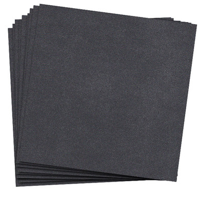 12 x 12 Cover Weight Glitter Black Diamond - Cards & Pockets