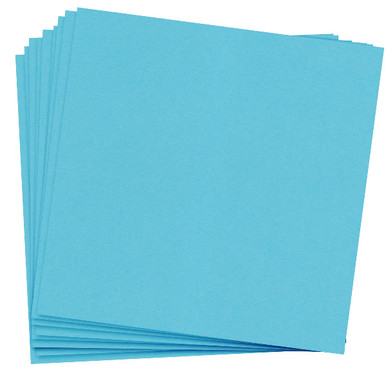 12 x 12 Cover Weight Turquoise - Cards & Pockets
